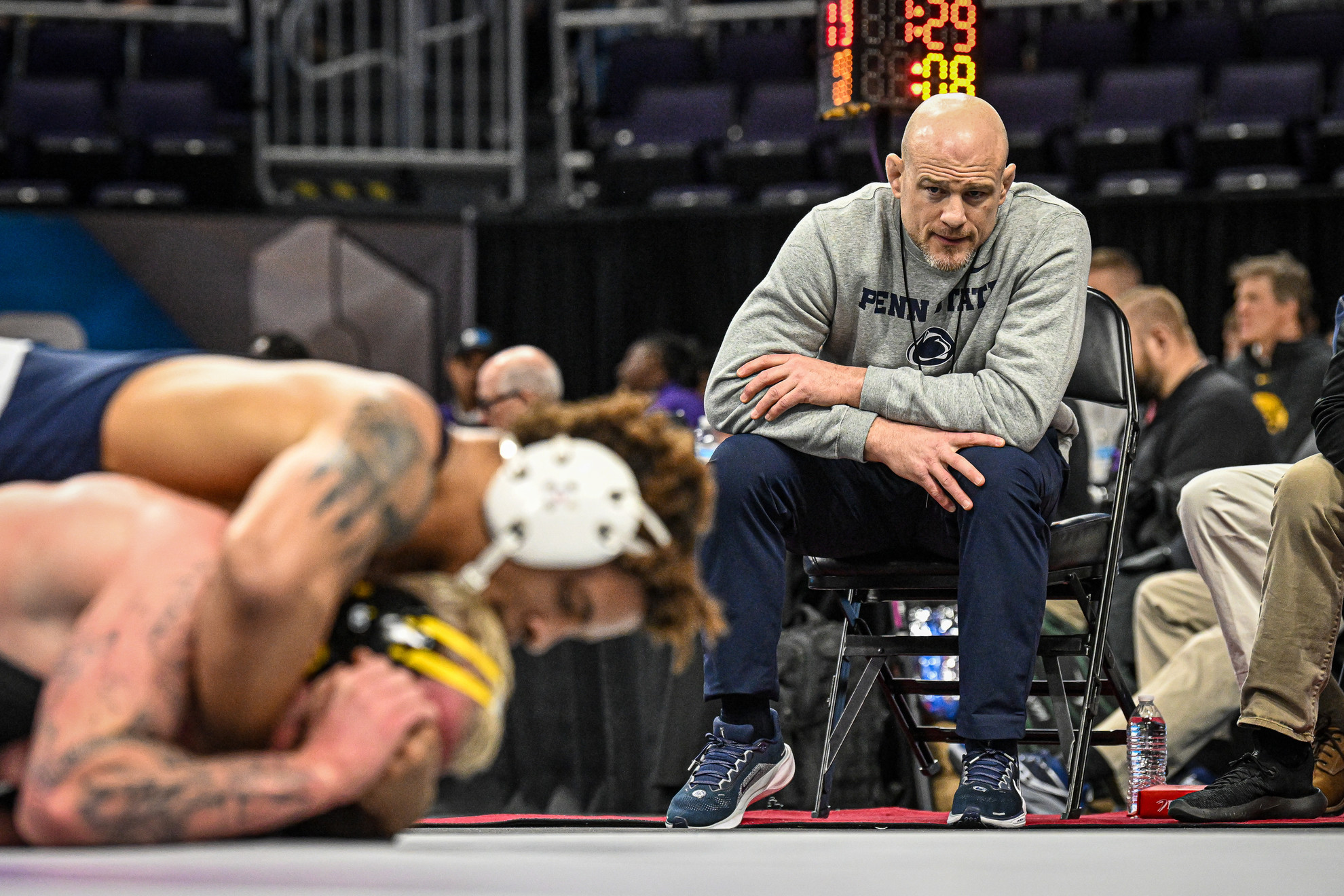 PRE-NCAA PRESSER: Cael Sanderson chats with the media in Rec Hall prior ...