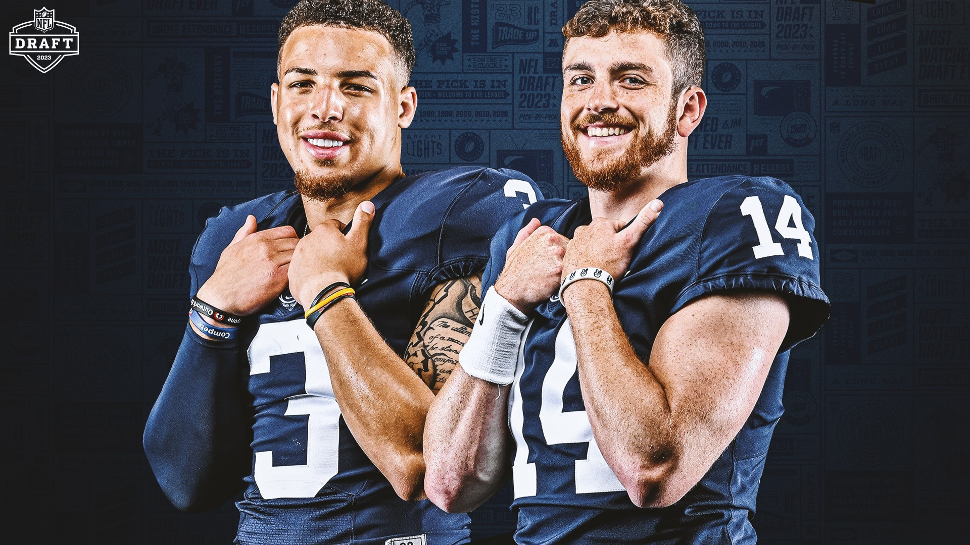 Clifford and Washington Selected on Third Day of 2023 NFL Draft - Penn ...