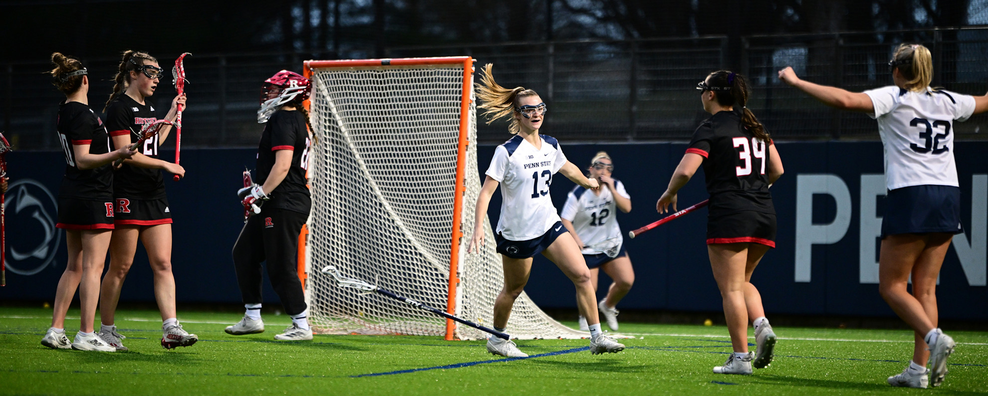 Women’s Lacrosse Braves Weather, Earns Third-Straight B1G Win - Penn ...