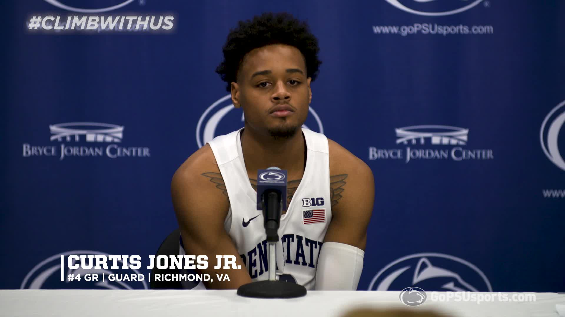 Curtis Jones Jr Press Conference vs Indiana - Penn State - Official ...