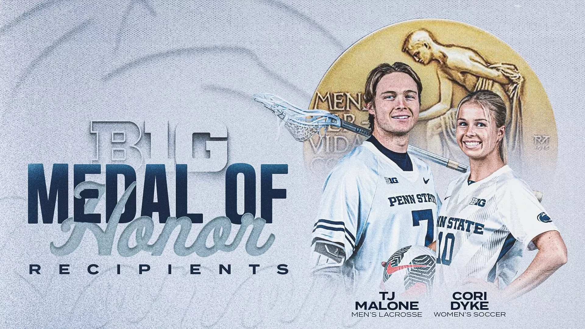 Malone, Dyke Tabbed as Penn State’s Big Ten Medal of Honor Recipients ...