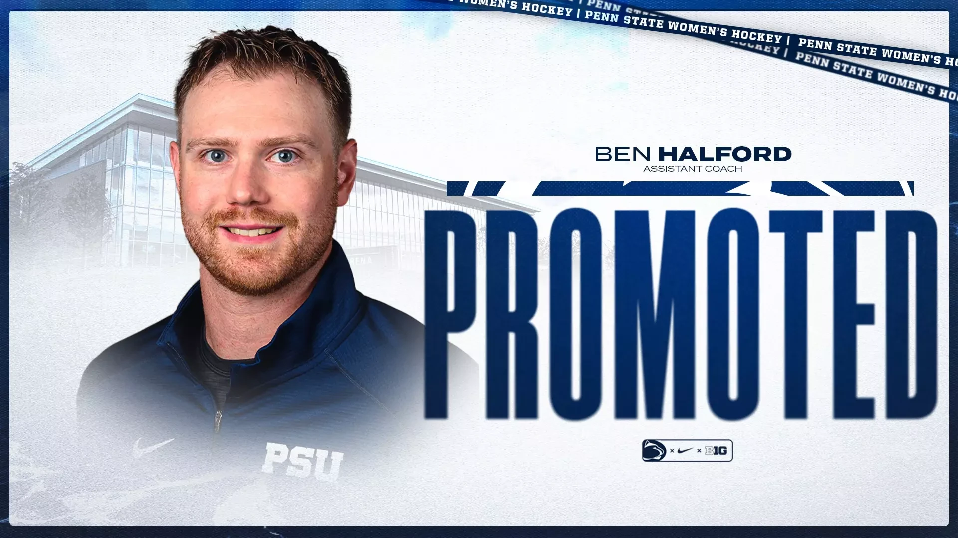 Ben Halford Promoted to Women's Ice Hockey Assistant Coach - Penn State ...