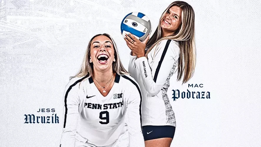 Mruzik, Podraza Named Preseason All-B1G in Women's Volleyball - Penn ...