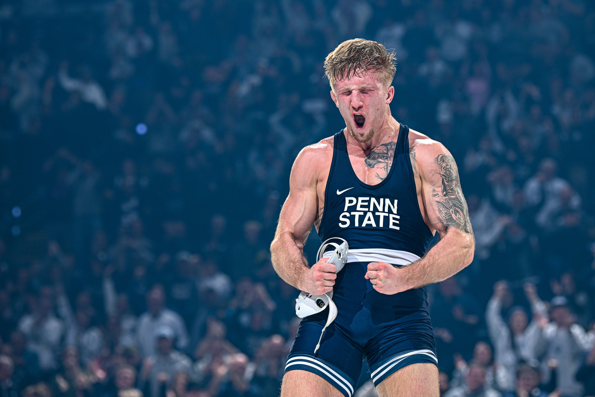 POST-DUAL PRESSER: Cael Sanderson, Josh Barr and Levi Haines after the ...