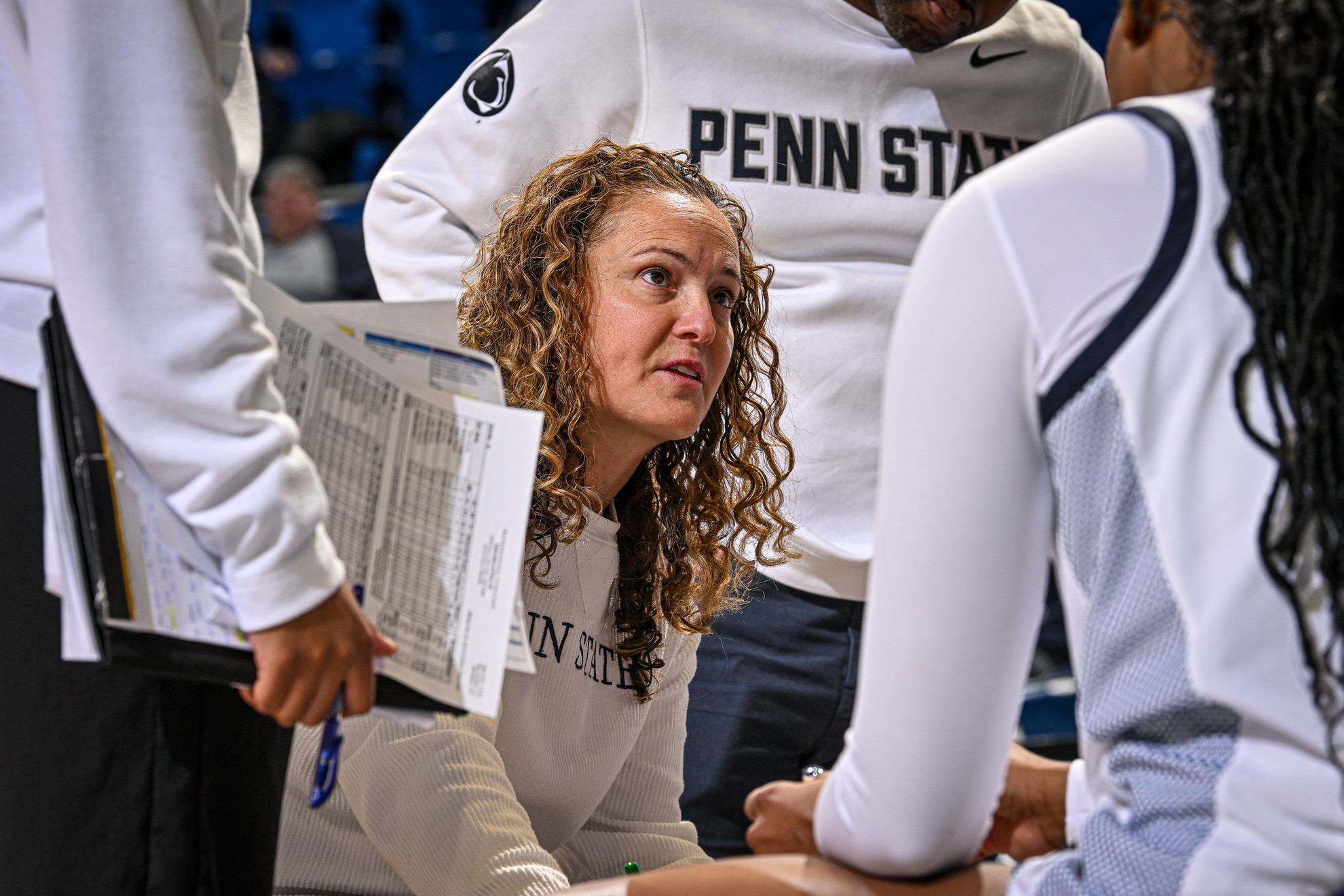 Head Coach Carolyn Kieger, Moriah Murray and Gracie Merkle Postgame ...