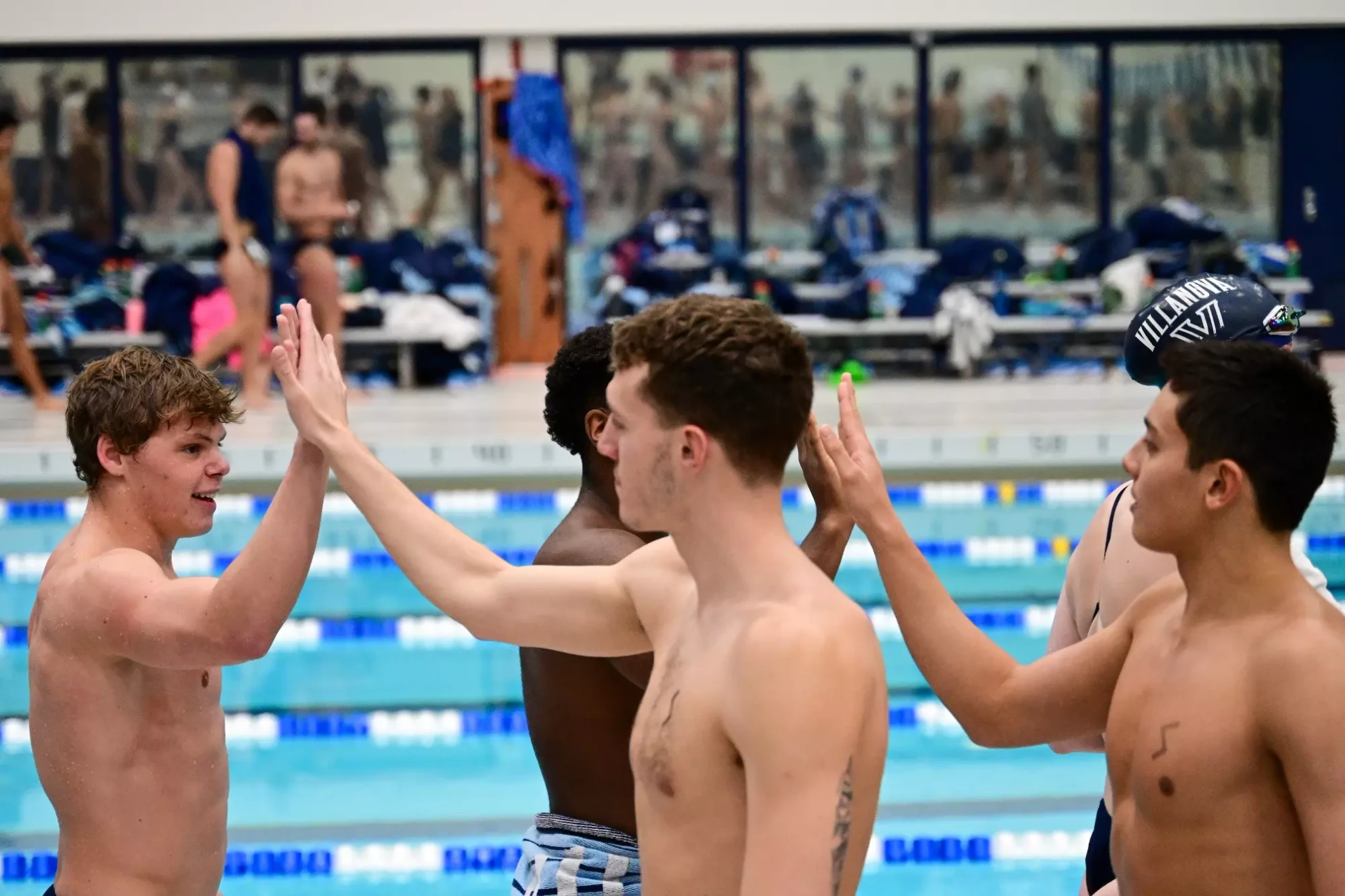 Men’s Swimming and Diving with School Record Swim in the 200 Medley ...