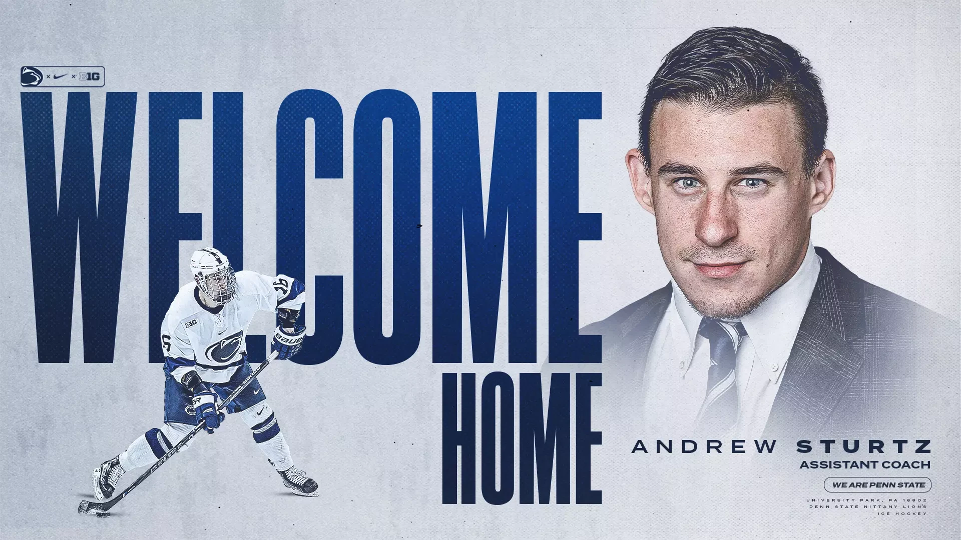 Andrew Sturtz Returns as Men’s Hockey Assistant Coach - Penn State ...