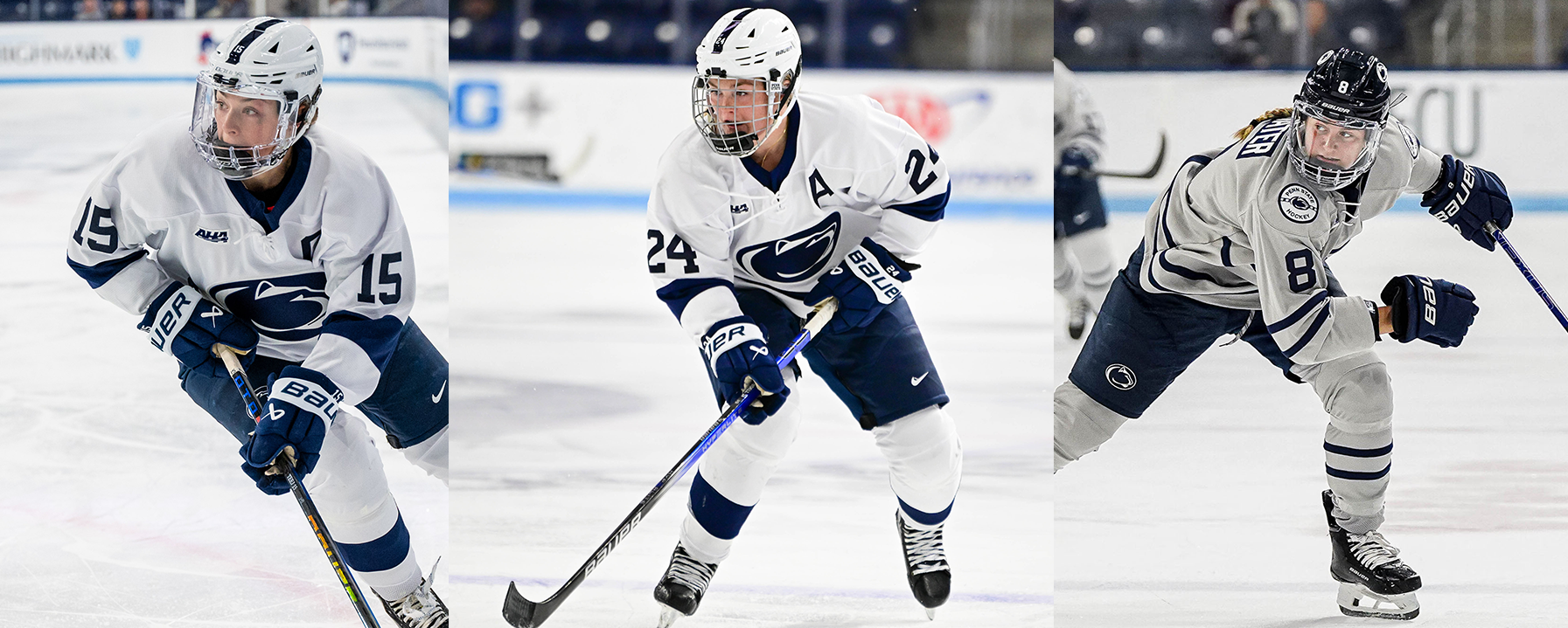Women's Hockey Clinches Three AHA Monthly Awards - Penn State ...