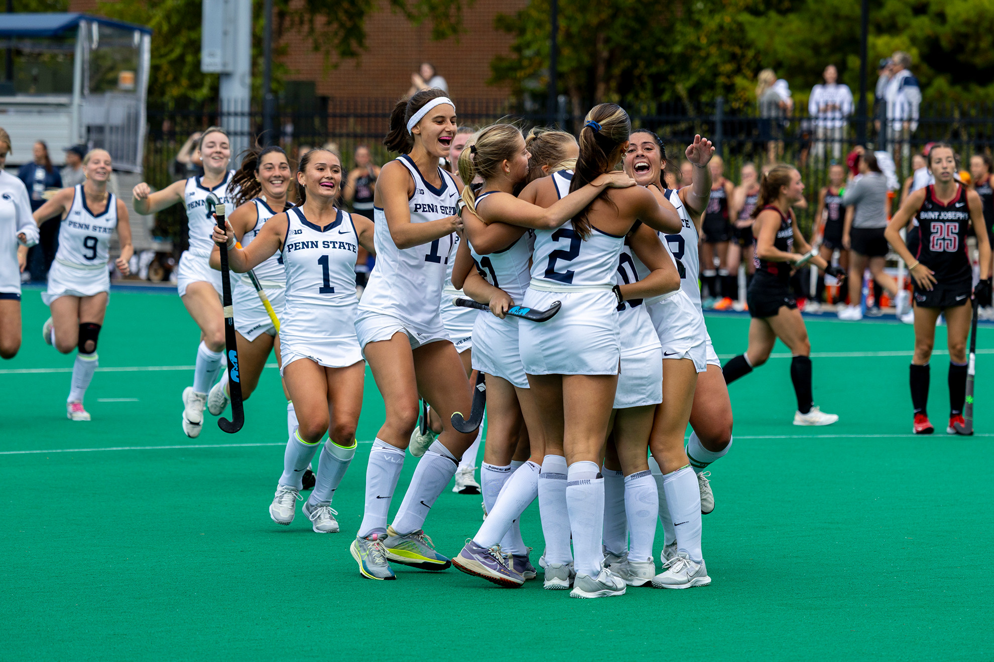 Penn State Field Hockey Topples No. 9 St. Joseph’s 2-1 in Overtime ...