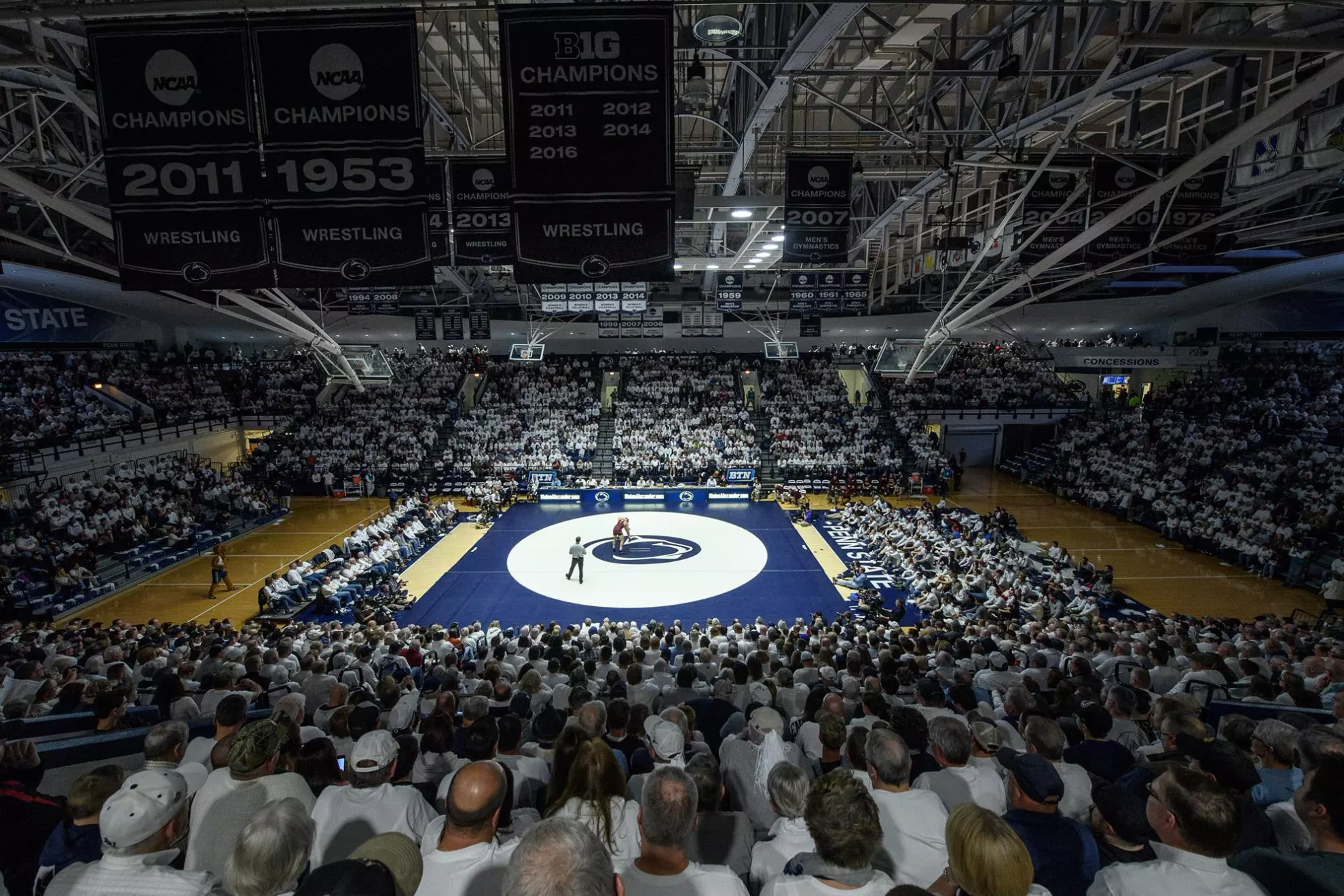 Free Fan Parking at Eisenhower Deck and Shuttle to Rec Hall Wrestling ...