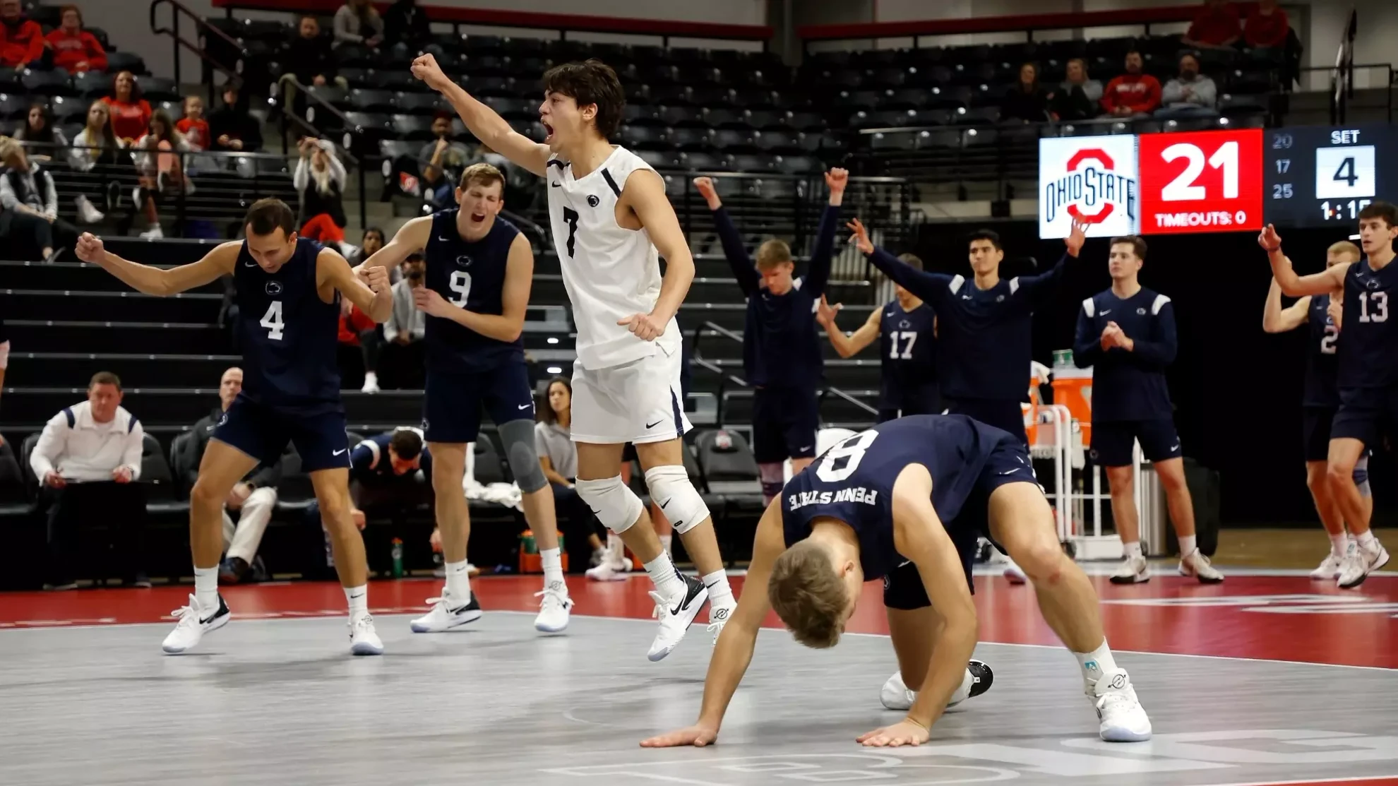 Kerr's Career Night Leads Shorthanded Men's Volleyball to 3-1 Win at No ...