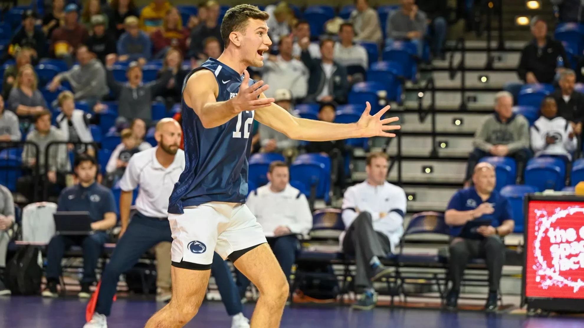 Wildman Records Seven Aces in No. 3 Men's Volleyball's Sweep of George ...