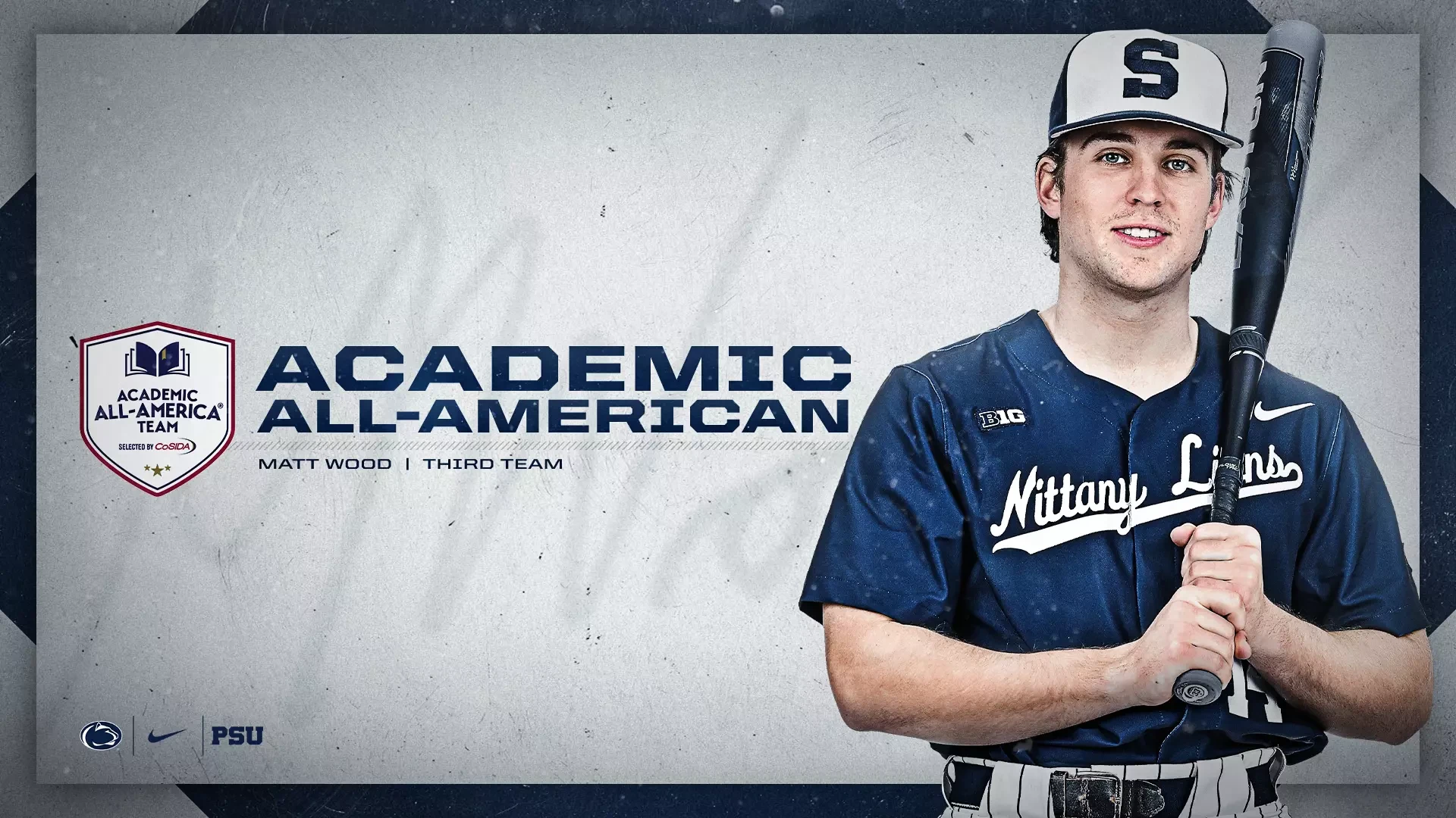 Wood Named CoSIDA Academic All-American - Penn State - Official ...