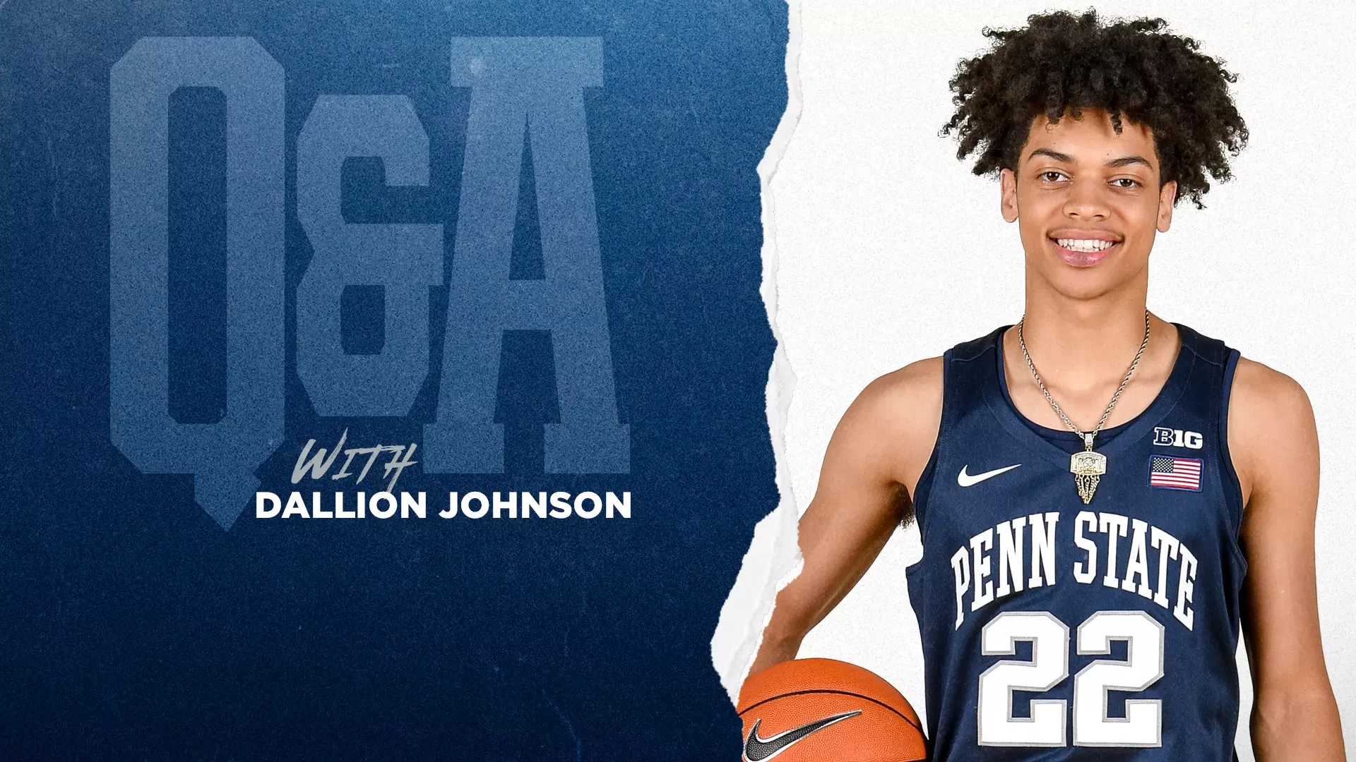 Q&A with MBB Freshman Guard Dallion Johnson - Penn State - Official ...