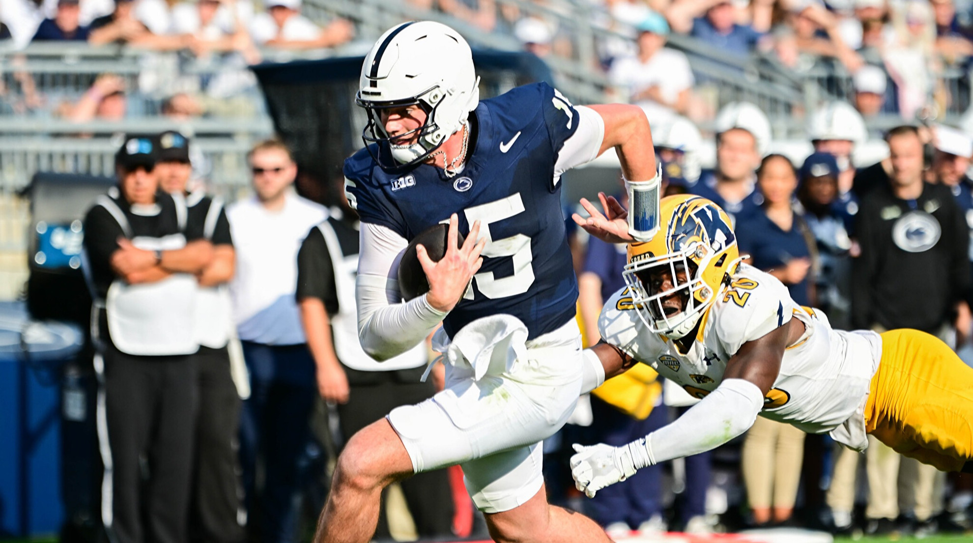 No. 10/8 Penn State Rolls to 56-0 Victory Over Kent State - Penn State ...