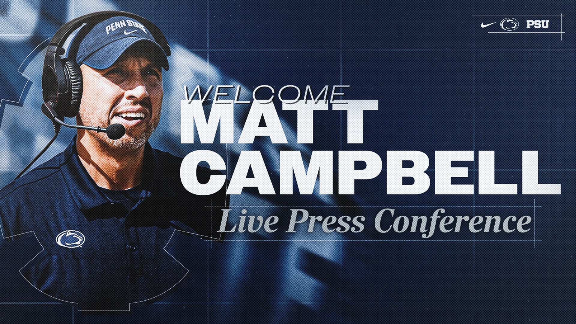 Head Coach Matt Campbell Introductory Press Conference - Penn State ...